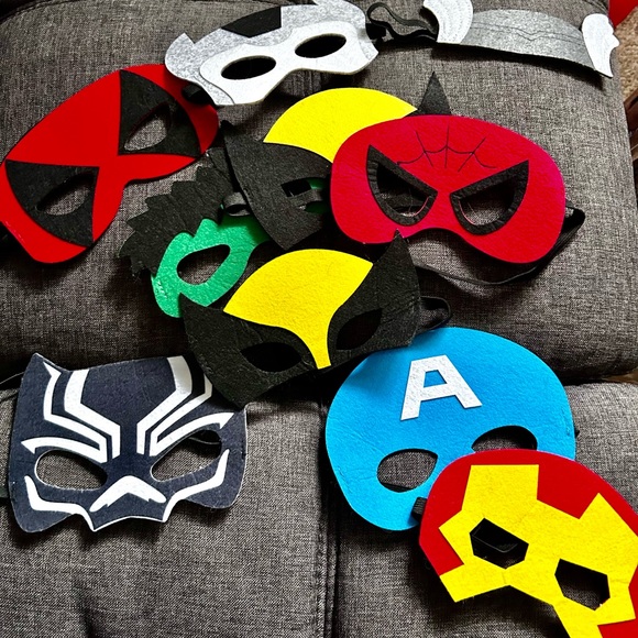 Other | 1 Felt Kids Super Hero Masks | Poshmark